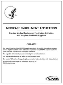 CMS 855S – Medicare Enrollment Application – Durable Medical Equipment ...