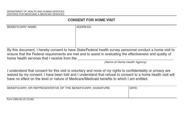 CMS 36 – CONSENT FOR HOME VISIT (English) | CMS Forms