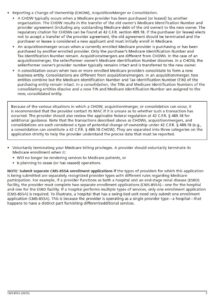 CMS 855A – Medicare Enrollment Application | CMS Forms